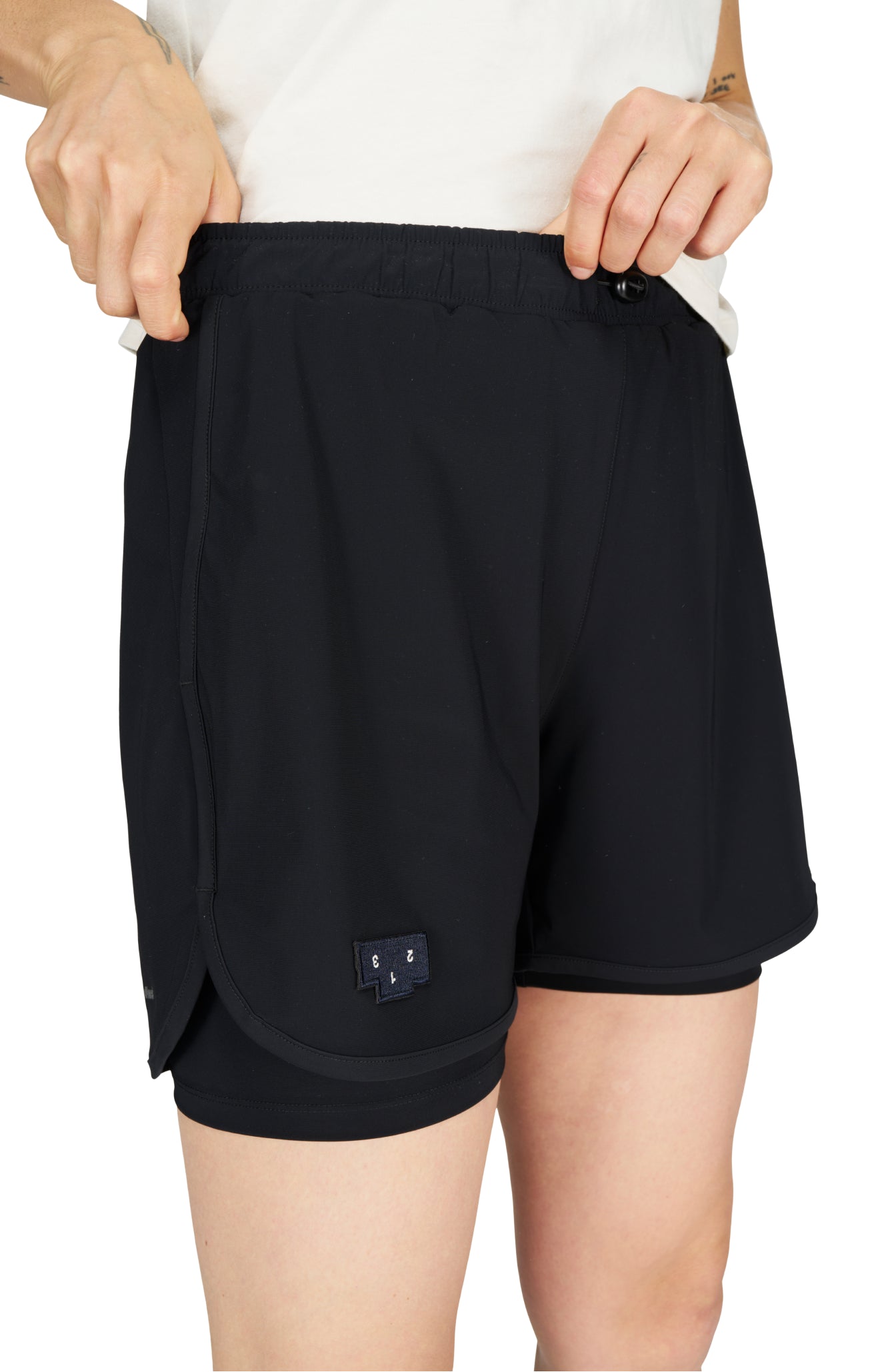 Flow Shorts 5" - Women's running shorts with inner lining - UNNA