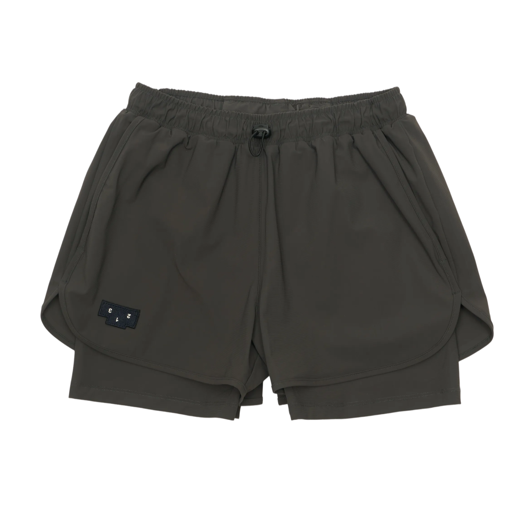 Flow Shorts 3" - Men's running shorts with inner lining - UNNA