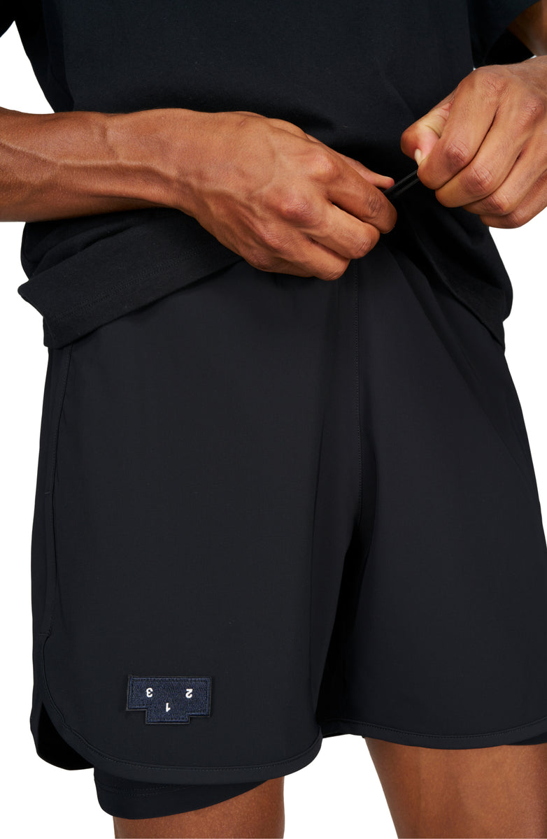 Flow Shorts 5" - Men's running shorts with inner lining - UNNA