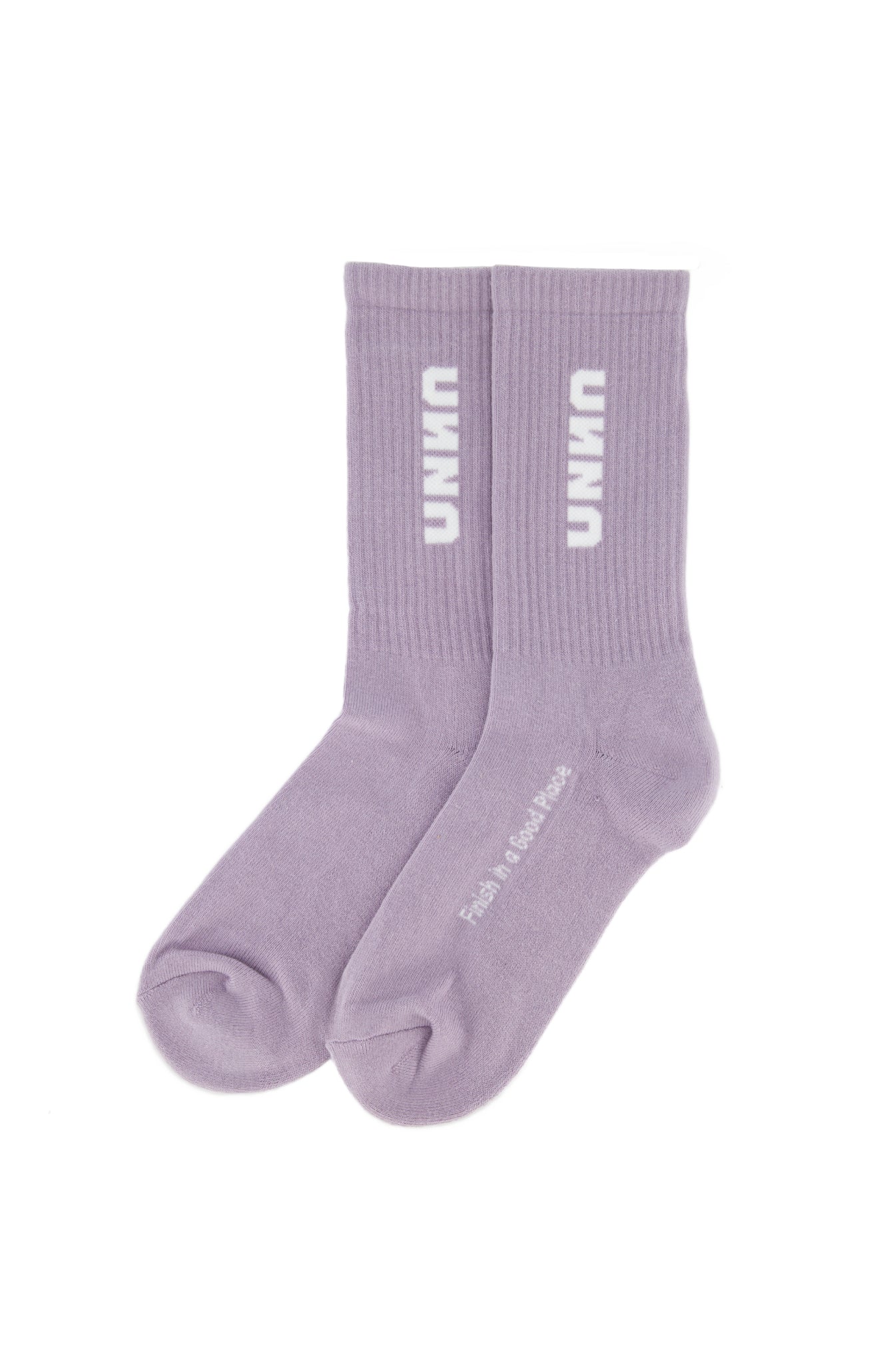 Organic cotton socks with stitched UNNA logo and manifest - UNNA