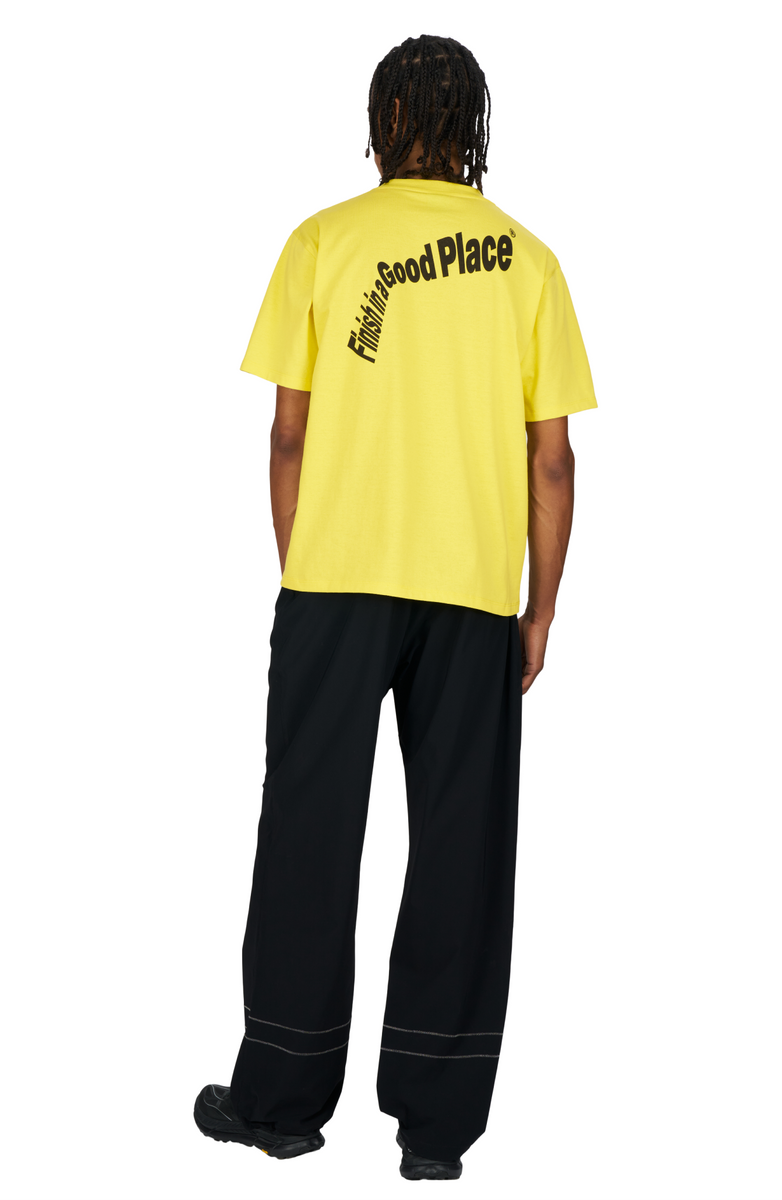 Skewed Tee - Men's running t-shirt with a back print - UNNA